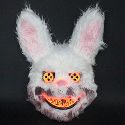 Buy Wholesale China Scary Led Rabbit Mask , Evil El Wire Bunny Mask For ...
