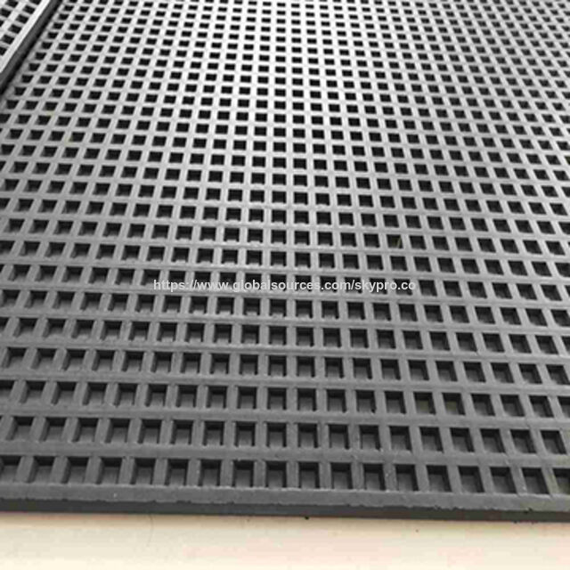 Buy Wholesale China Square Pattern Non Slip Rubber Mat & Rubber Mat at ...