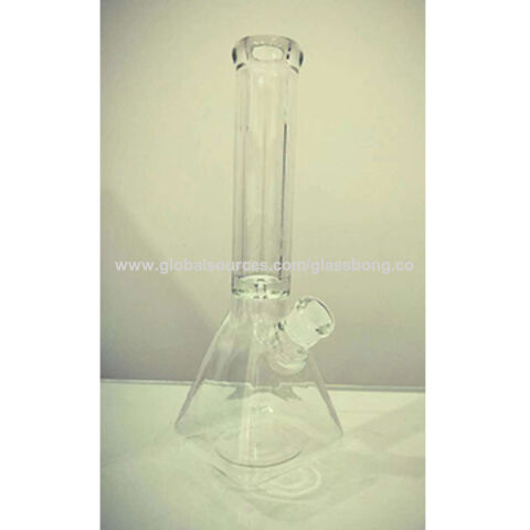 Buy Wholesale China Borosilicate Clear Glass Bongs Square Beaker ...