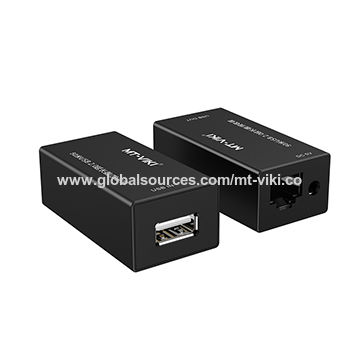 USB2.0 Extender Ethernet RJ45 Over CAT5/CAT5e/ CAT6 Cable Extension 50M ...