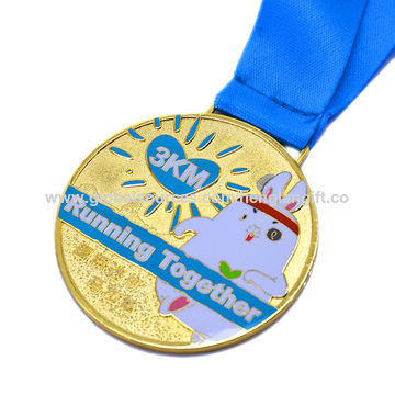 Buy Wholesale China Gold Plated Enameled Metal Alloy Medallion Custom ...