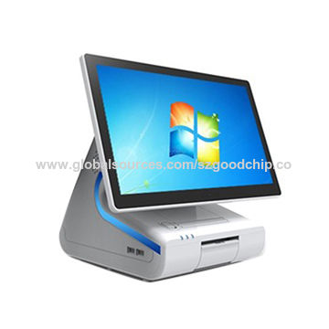 Buy Wholesale China Dual Screen Pos System With 80mm Printer Face ...