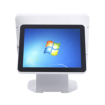 China 15 inch dual screen All in one touch screen pos terminals on ...
