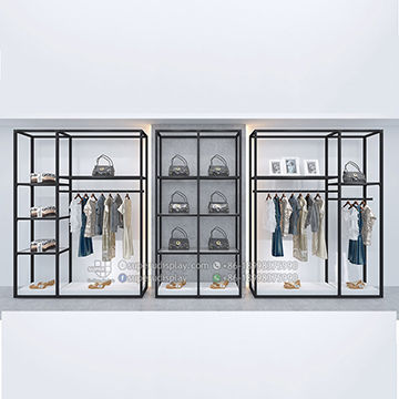 Buy Wholesale China Boutique Store Clothing Metal Display Rack ...