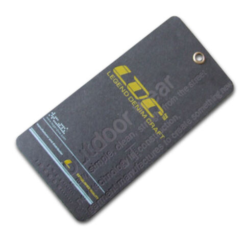 China Printed Booklet Hang Tag with Kraft Card, Jute String and Safety ...