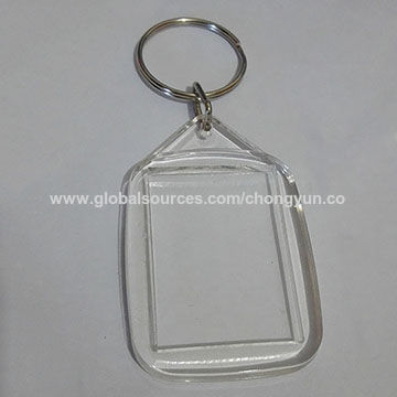 Small Keychain, mini size to insert printed photo, 25*35 mm, easy DIY ...