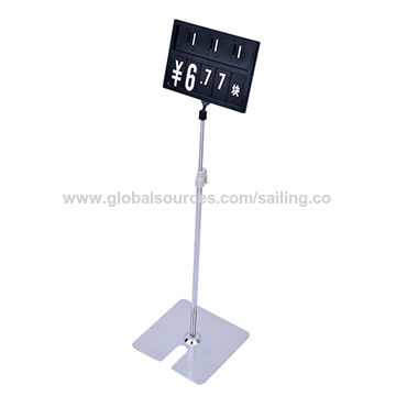 Buy Wholesale China Tabletop Adjusted Price Sign Board With Metal Base ...