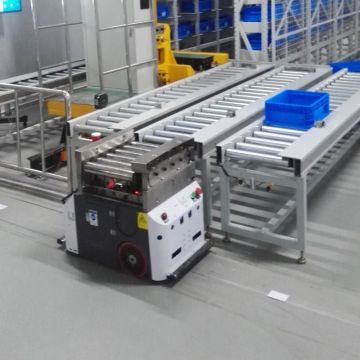 Electric Radio Shuttle Rack Agv Magnetic Uwantagv, Shuttle Rack Agv ...