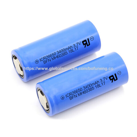 Buy Wholesale China Bfn Hot Selling High Capacity 26650 3400mah 3.7v ...