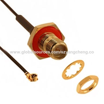 Buy Wholesale China Ip65 Waterproof Rp Sma Female Bulkhead With Red O ...