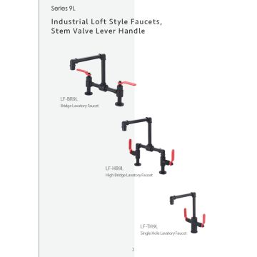 Buy Taiwan Wholesale Industrial Loft Style Faucets, Stem Valve Lever ...
