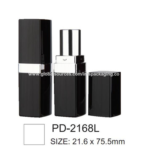 Buy Wholesale China Aluminum Inner Barrel Square Plastic Lipstick Case ...