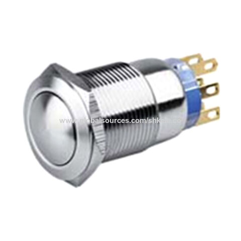 Buy Wholesale China 19mm Ball-shape Metal Push Button Switch With Ce ...
