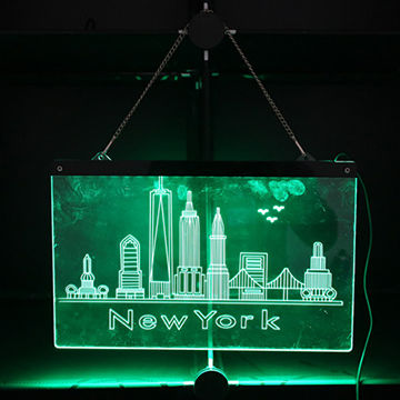 2018 New Design LED Sign Lamp Direction Lamp Various Colors Optional ...