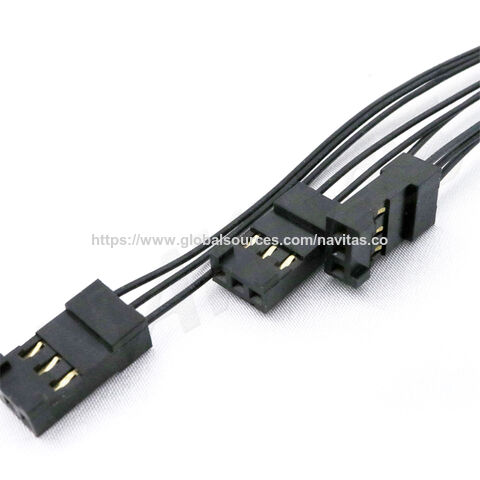JST ZHR 9 pin Connector to 3 pin 2.54mm Plug Wire Cable, 9 pin ...