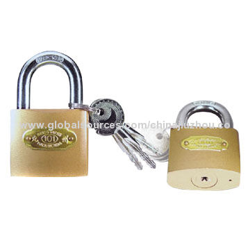 Buy Wholesale China Pull Imitate Brass Padlock, Cross Key, Brass ...