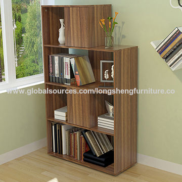 China MDF bookcase with modern design and storage cabinet on Global Sources