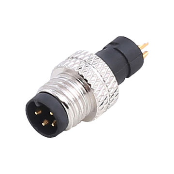 Buy Wholesale China Ip68 M8 4 Pin Male Metal Connector For Over-molding ...