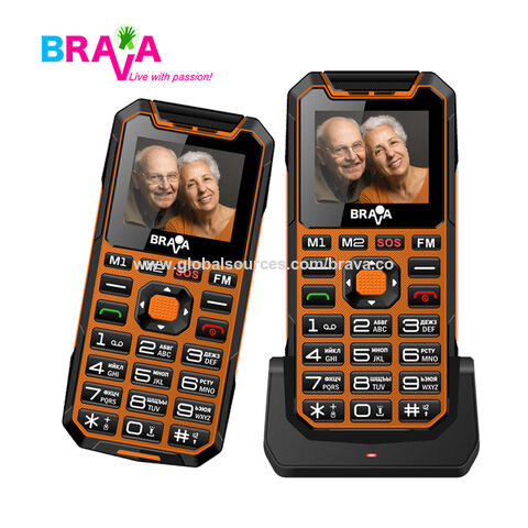 Rugged Phone With 2.0'ips / Ip67 Water Resistance / 1400mah/sos/bt2.1 ...