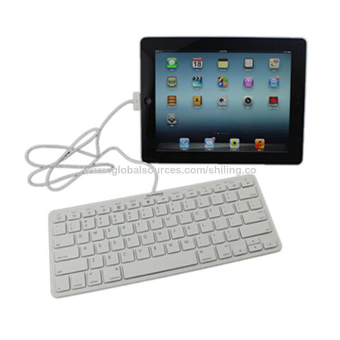 Buy Wholesale China Wired Keyboard For Ipad/iphone/ipod With 8-pin ...