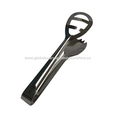 7.5" mini stainless steel tong,food tong, ice tong tong for Cooking ...