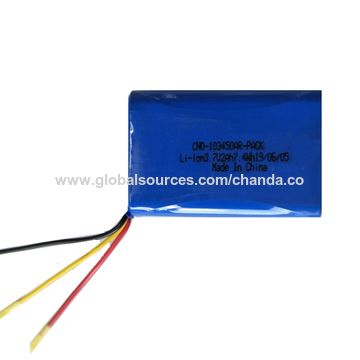 Buy Wholesale China 103450ar 3.7v 2000mah Li Ion Battery For Pos ...