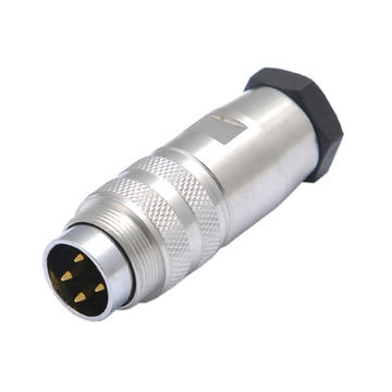 China M16 4pin Male Metal Field Installable Connector with Automatic ...