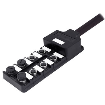 China M12 distribution box in connectors with cables on Global Sources