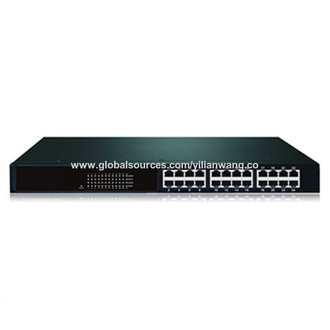 Buy Wholesale China Network Switch, 24 Ports 10/100m Unmanaged 19-inch ...