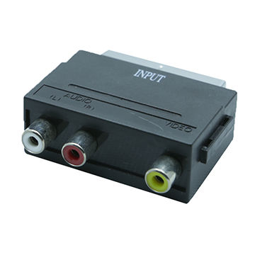 Buy Wholesale China Scart Adapter, Scart Plug To 3 Rca + Md4p Jacks ...