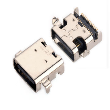 Buy Wholesale China 24pin Usb C Connectors Female Mid-mount Dual-row ...