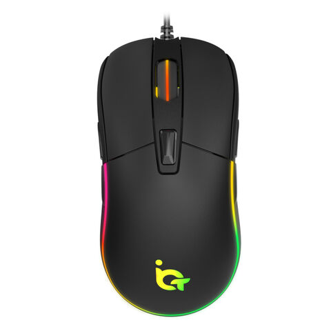 China RGB flowing wired gaming mouse for both hands design on Global ...