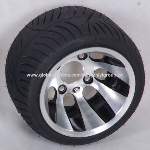 ATV polish wheel 10X8 inch,alloy wheel, rim wheel & tyre assembled ...