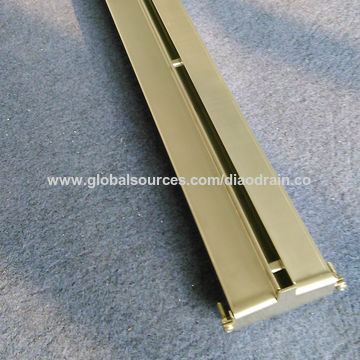 Stainless slim slot channel drain for public plaza drainage | Global ...
