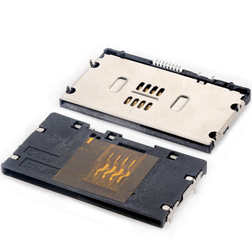 China Excellent quality 8PIN Smart card connectors Normally Open with ...
