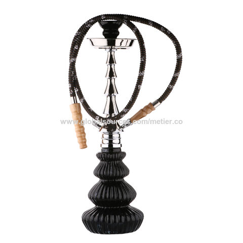 Buy Wholesale India Metier 21 Inch Tall Glass Smoking Hookah With Metal ...