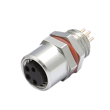 Buy Wholesale China Ip68 M8 5 Pin Female Panel Connector(m8*1.0 Rear ...