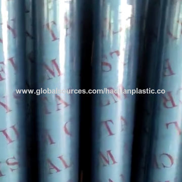 Crystal PVC film with higher transparency 0.07-4.0mm supplier, PVC ...