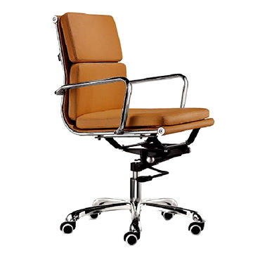 Buy Wholesale China Brown Pu Leather Office Task Chairs For Sale ...
