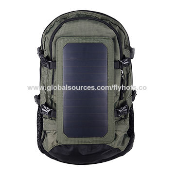 Buy Wholesale China Solar Energy Backpack For Traveling Outside & Solar ...