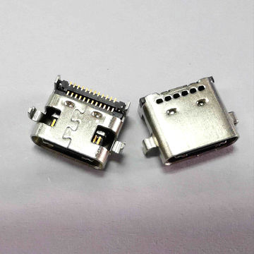 USB C connectors Female Mid-mount Dual-Row SMT Receptacle r SMT 24PIN ...
