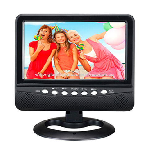 Portable Widescreen LCD Display with Digital TV Tuner, USB/SD Inputs ...