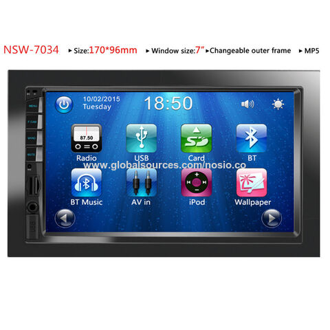 Buy Wholesale China 7-inch Universal Car Multimedia Players, Support Fm ...