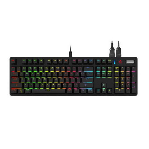 China Mechanical Keyboard with Dual-layer PCB, Volume Control Wheel on ...