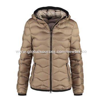 Buy Wholesale China Fake Down Filled Jacket With Hood & Fake Down ...