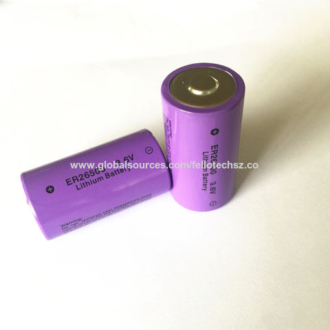 Buy Wholesale China High Capacity Primary Lithium Battery C Er26500 3 ...