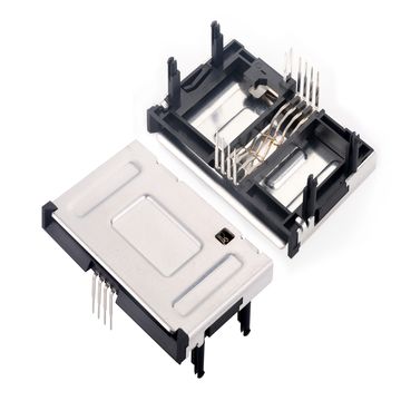 Highly Reliable DIP Type Smart card readers Smart Card Connectors with ...