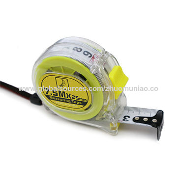 Buy Wholesale China 7.5m/25ft Transparent Measuring Tape & Tape at USD ...
