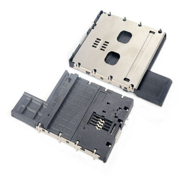 Excellent quality 8PIN Smart card connectors Normally Open with sealed ...