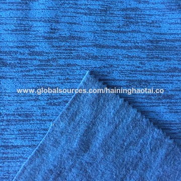 Buy Wholesale China 100% Polyester Cationic Disperse Fleece, Heather ...